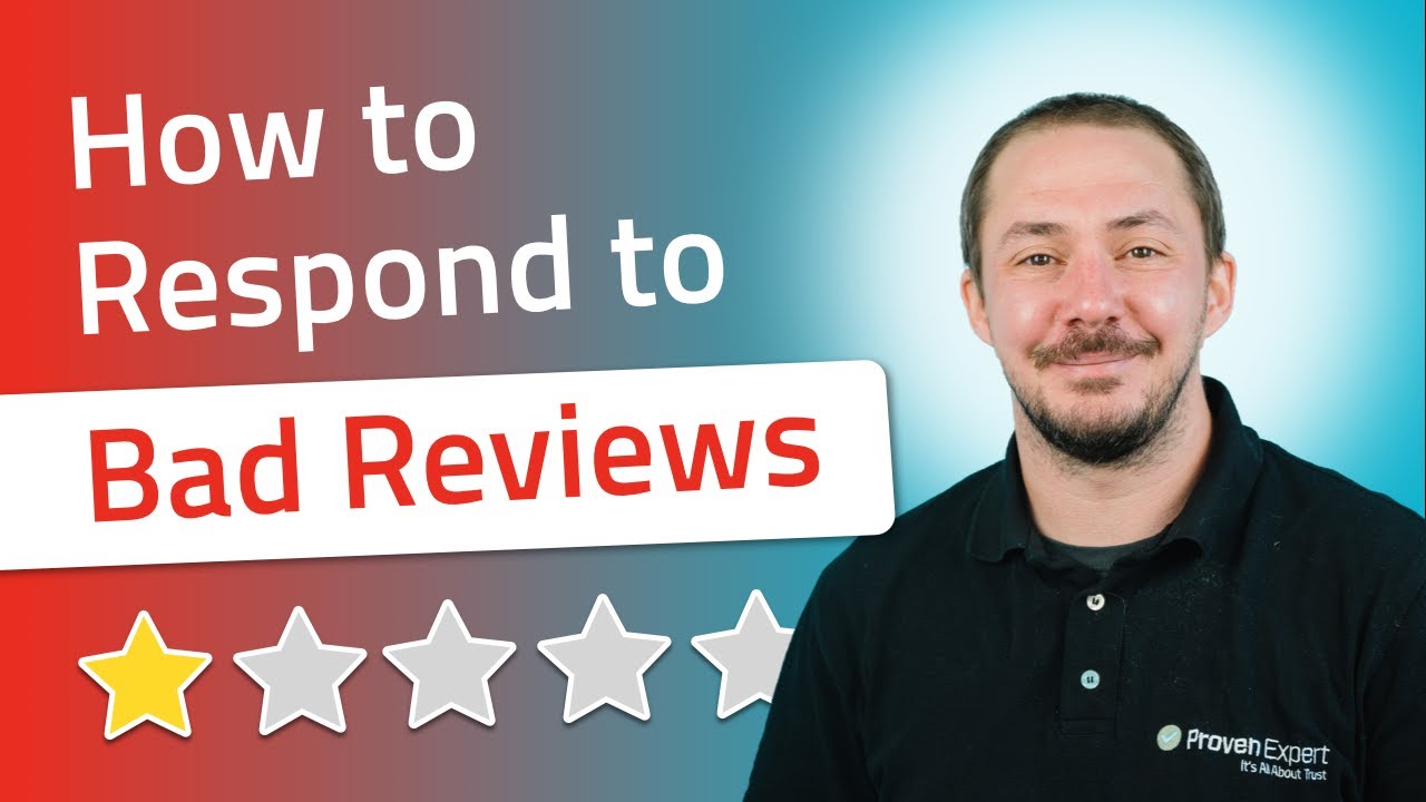 Respond to Bad Reviews About Your Business | 3 How-To Tips - YouTube