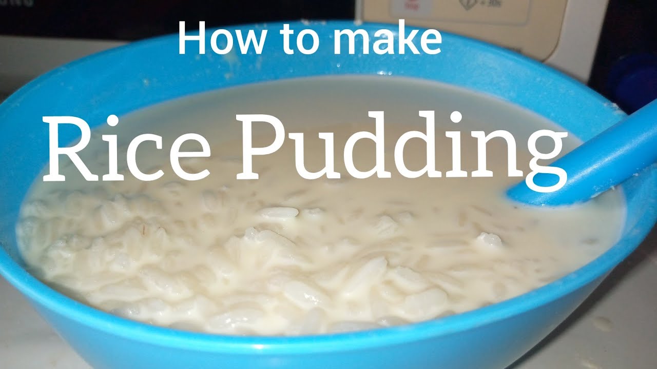 How to make Rice Pudding - YouTube