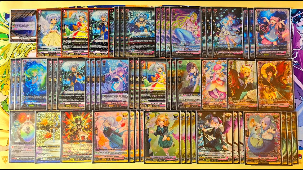 CardFight Vanguard Aurora Star, Coral Deck List Post Lyrical Monasterio ...