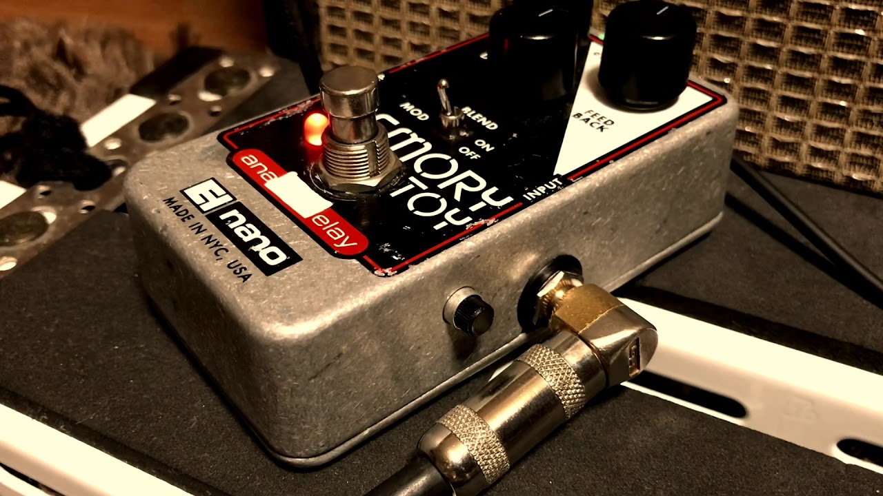 Electro Harmonix - Memory Toy - Volume MOD - YouTube