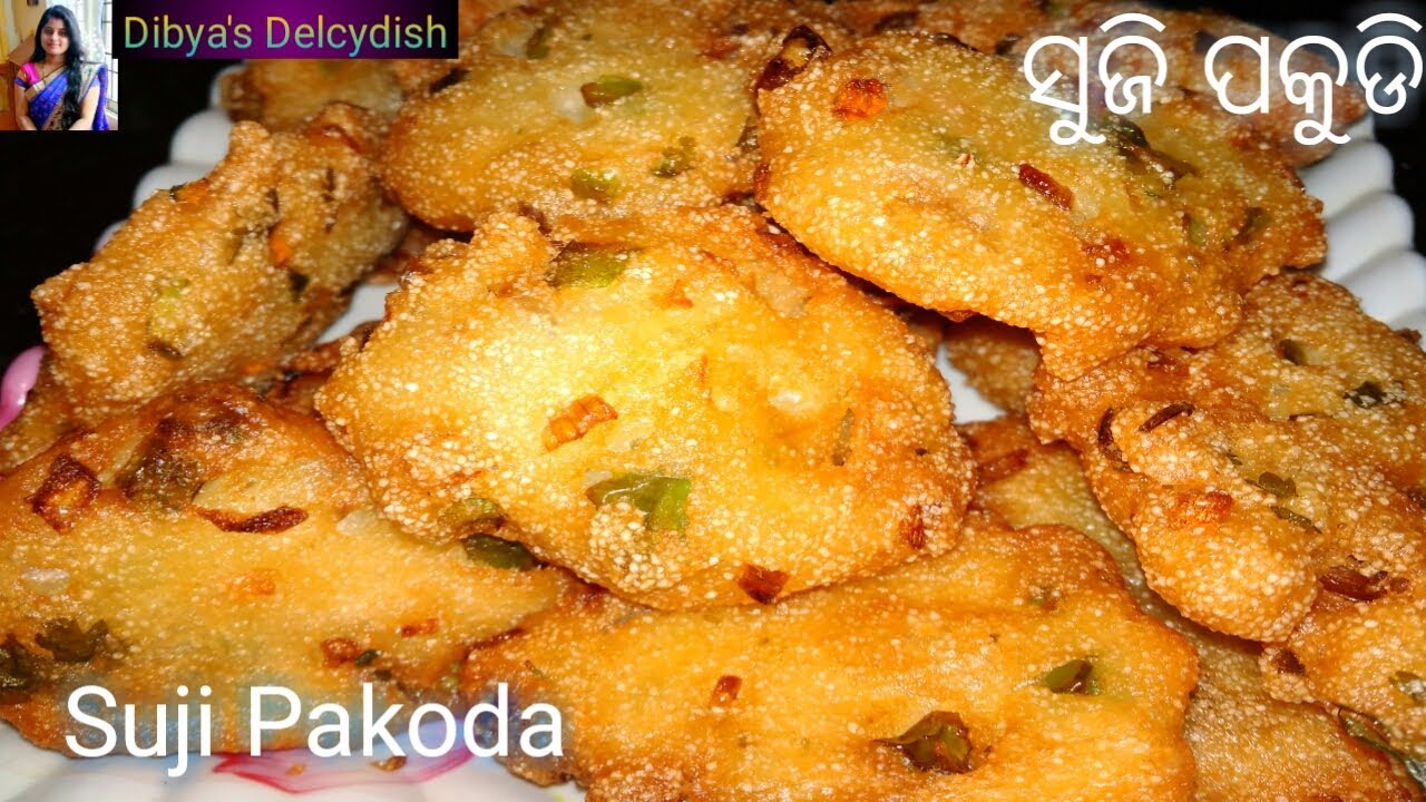 ସୁଜି ପକୁଡି // Suji Pakoda // Crispy Suji Pakoda // How to make Crispy ...