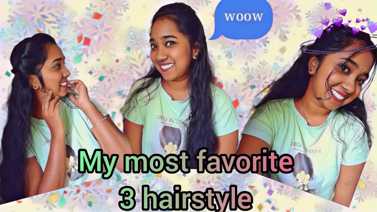 My most favorite 3 hairstyle|Glitter pixie #hairstyle #fav #musttry #subscribe - YouTube