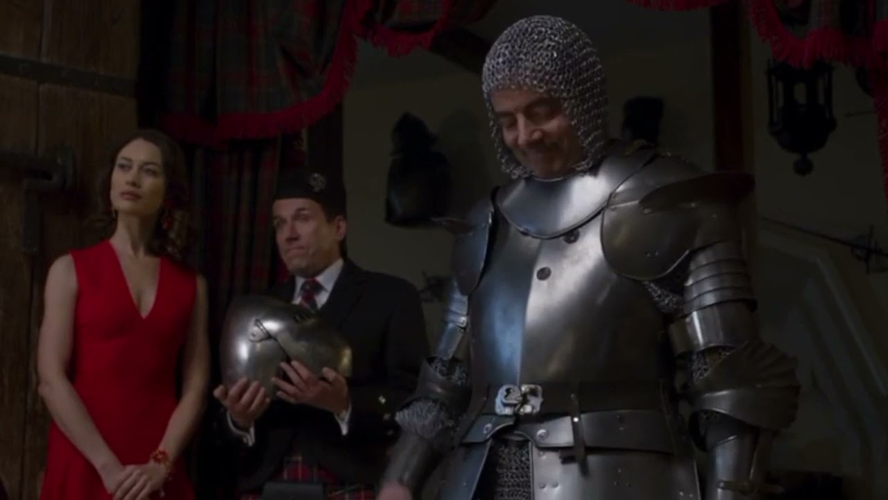 Johnny English Strikes Again Knight Fail Scene - YouTube