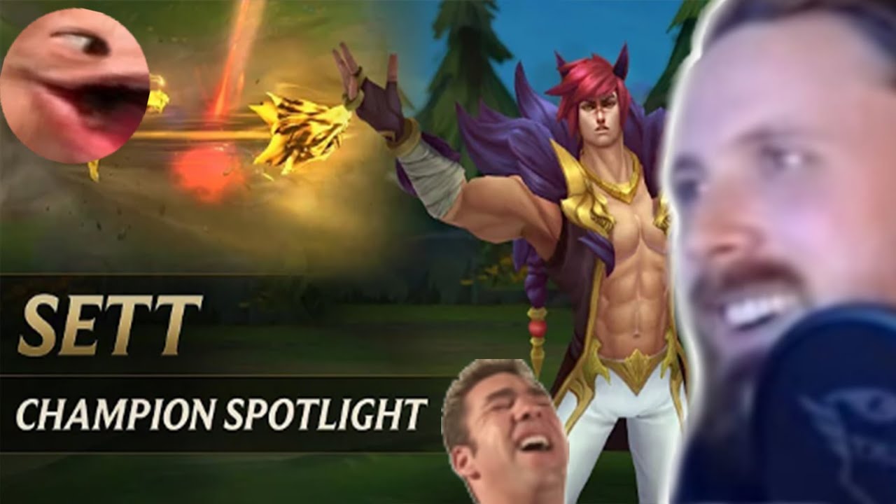 Forsen Reacts - Sett Champion Spotlight | Gameplay - League of Legends ...