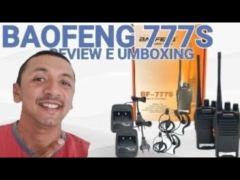 RÁDIO COMUNICADOR BAOFENG 777S, UNBOXING E REVIEW DO HT BAOFENG 777S. BF 777S - YouTube