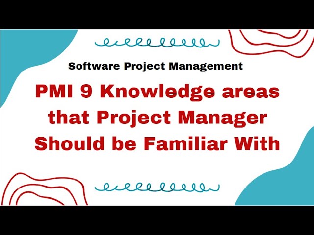 Project Management 9 Knowledge Areas