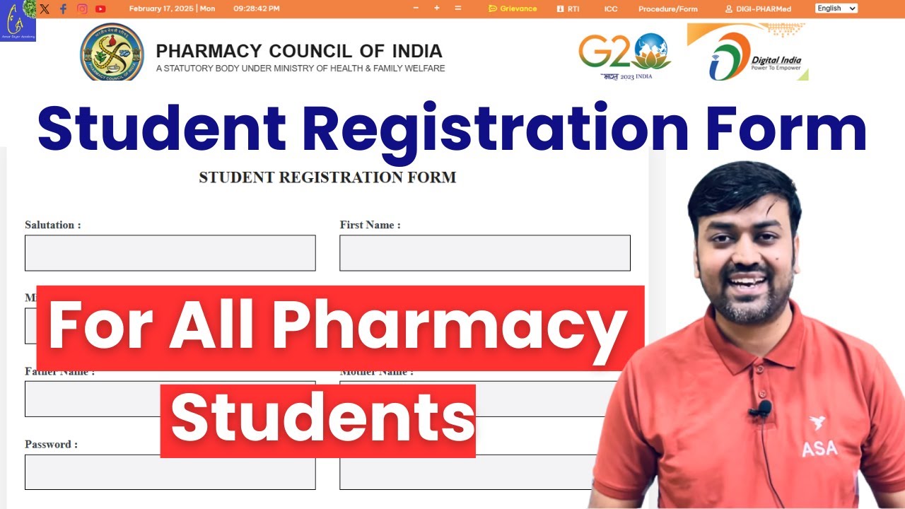 BIG NEWS For All Pharmacy Students PCI New Notice DIGI PHARMed Portal ...