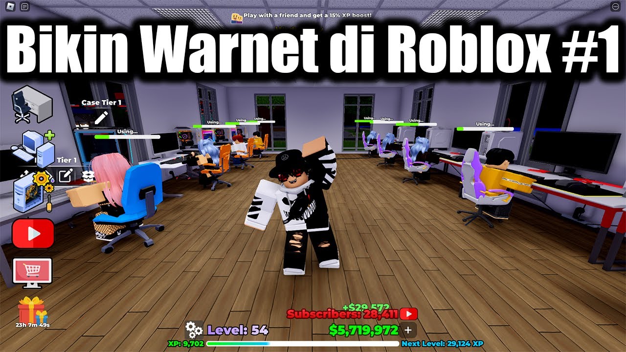 Internet Cafe Simulator Versi Roblox KEREN Gamenya 🔥My Internet Cafe #1 ...