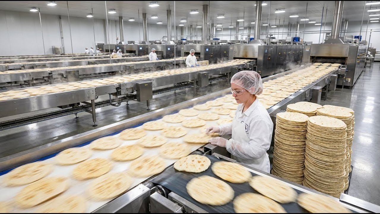 Inside the Largest Tortilla Factory – 1 Million Tortillas Made Every ...
