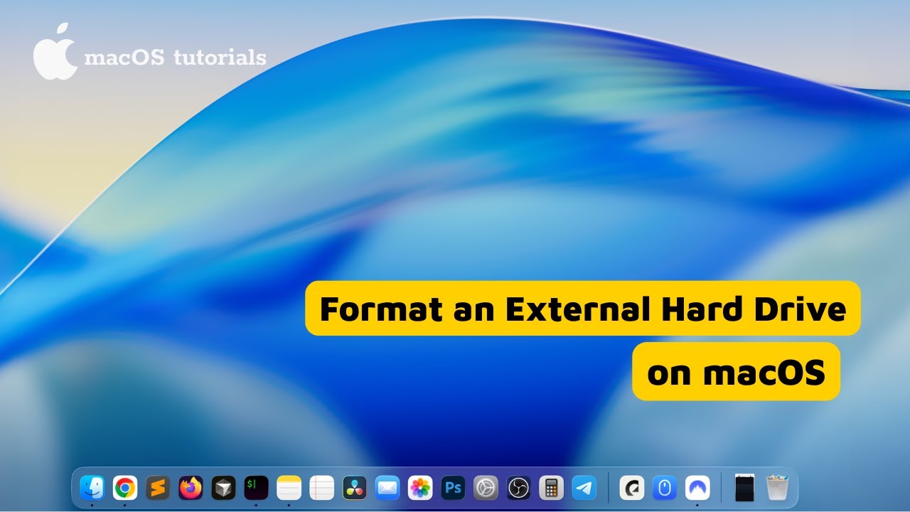 How to Format an External Hard Drive on macOS (APFS, exFAT, Mac OS ...