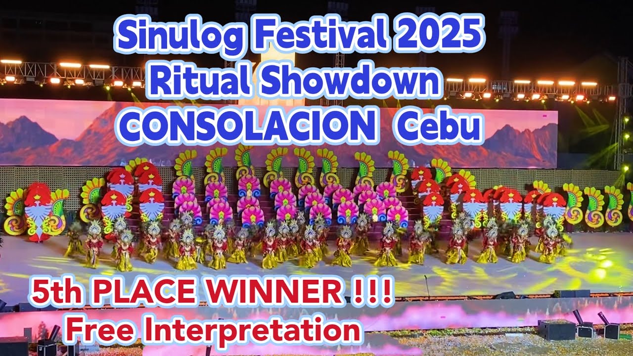 Sinulog Festival 2025 CONSOLACION 5th Place Winner FREE INTERPRETATION ...