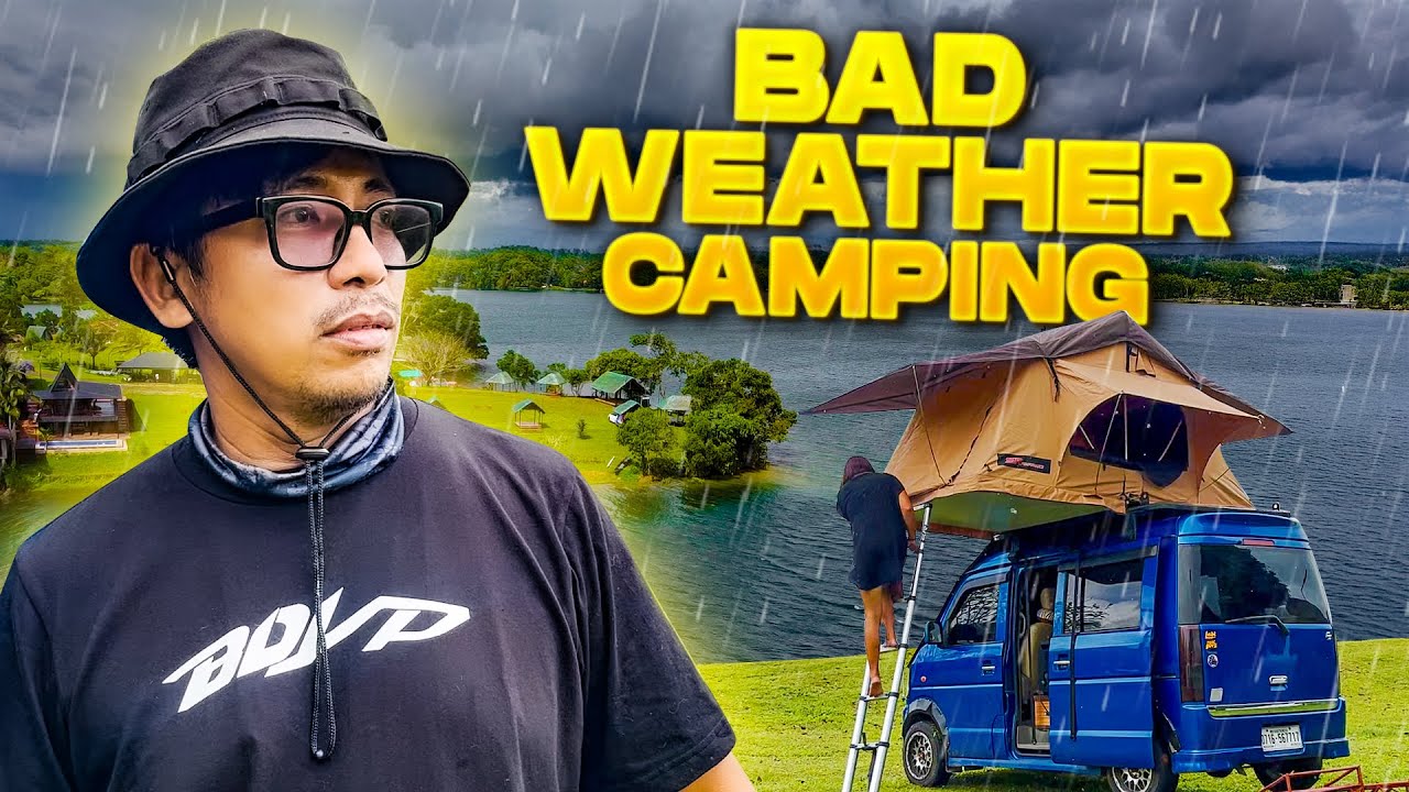 BAD WEATHER VANLIFE & CAMPING | Catmon Camping Site, Cavinti, Laguna - YouTube