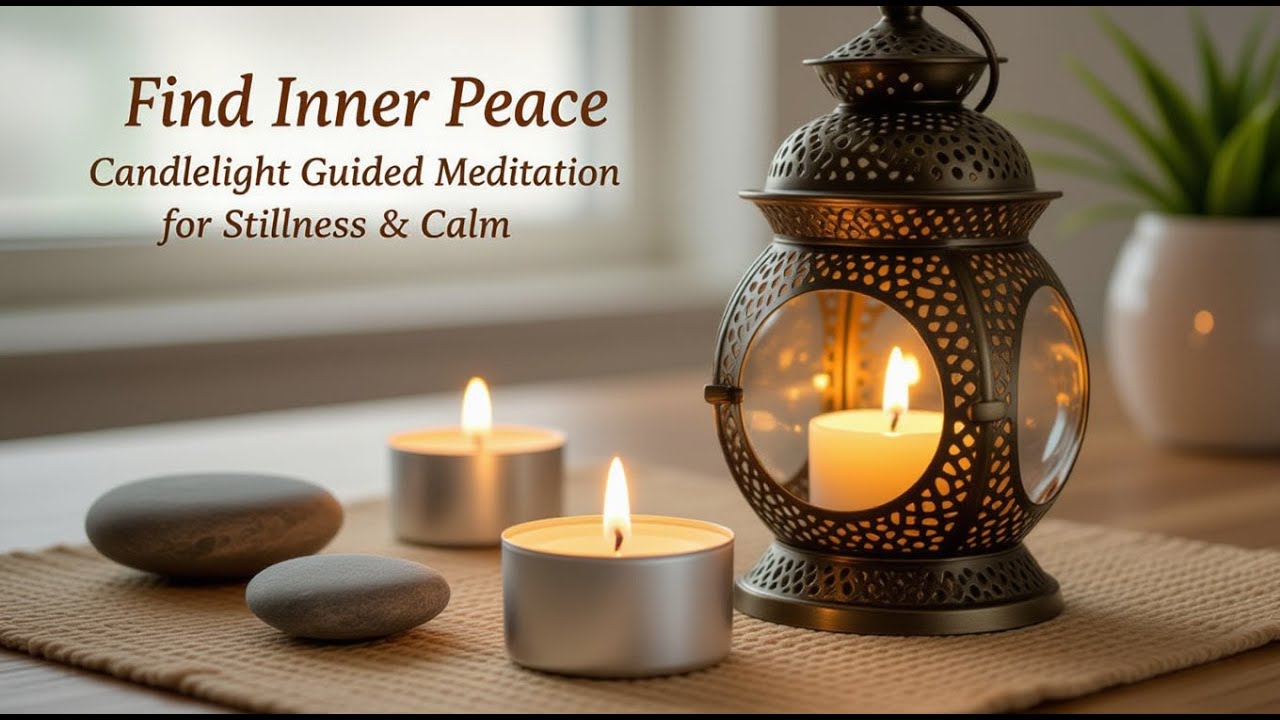 Find Inner Peace: Candlelight Guided Meditation for Stillness & Calm ...