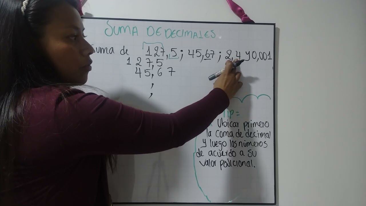 Suma Con Coma Decimal - YouTube