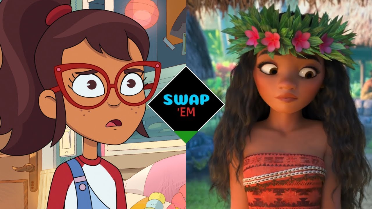 HAILEY & MOANA VOICE SWAP | Hailey's on It/Moana - YouTube