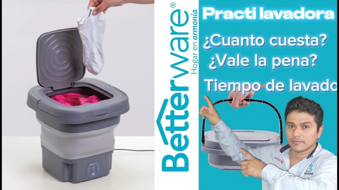 Lavadora portatil. Practi lavadora de betterware. #betterware #lavadora - YouTube