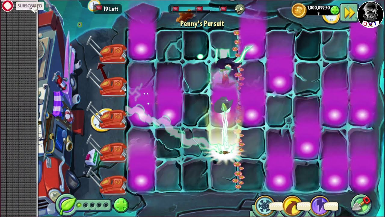 PvZ 2 Explorer Zombie Level 100 Vs Giant Plants Mastery 999 - YouTube