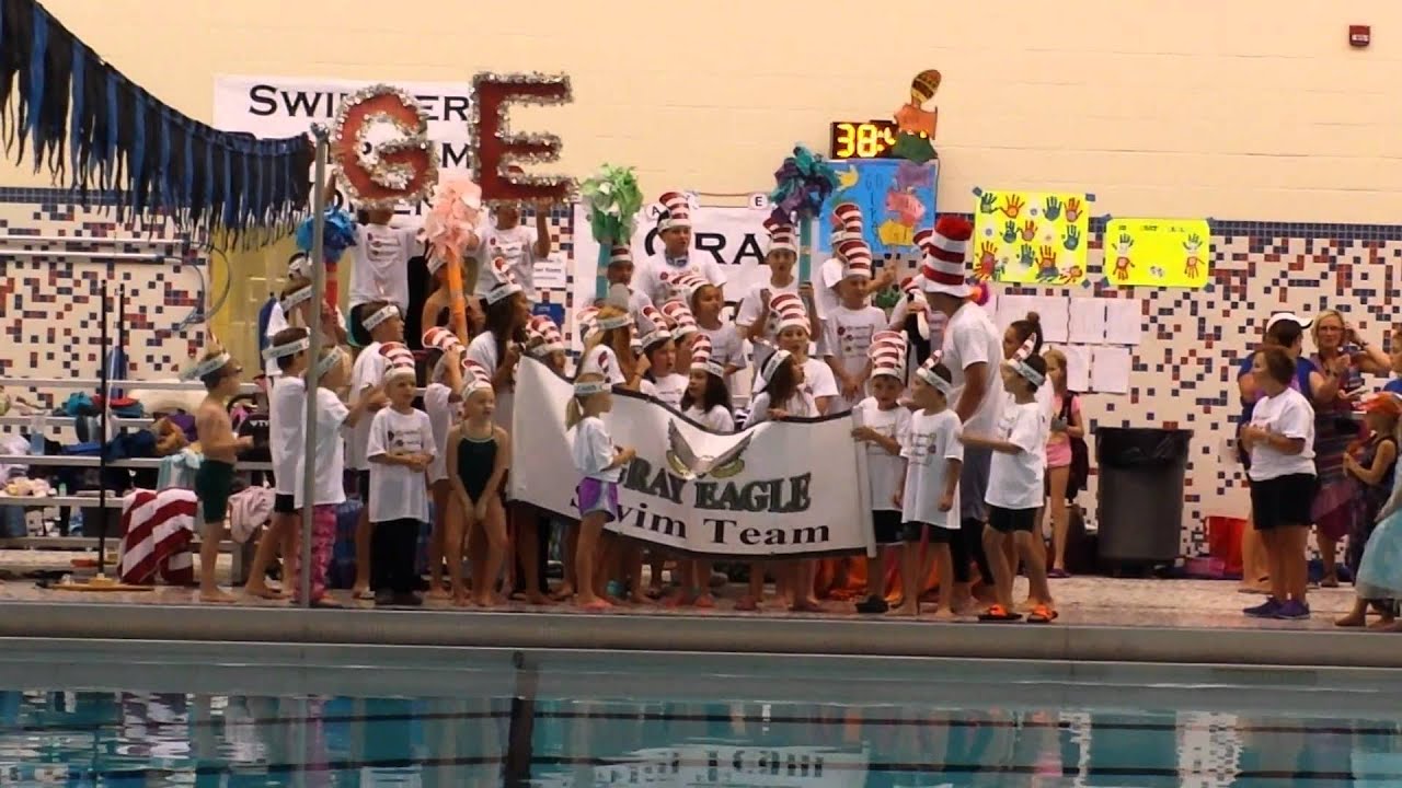 2015 Gray Eagle Swim Team Spirit Cheer - YouTube
