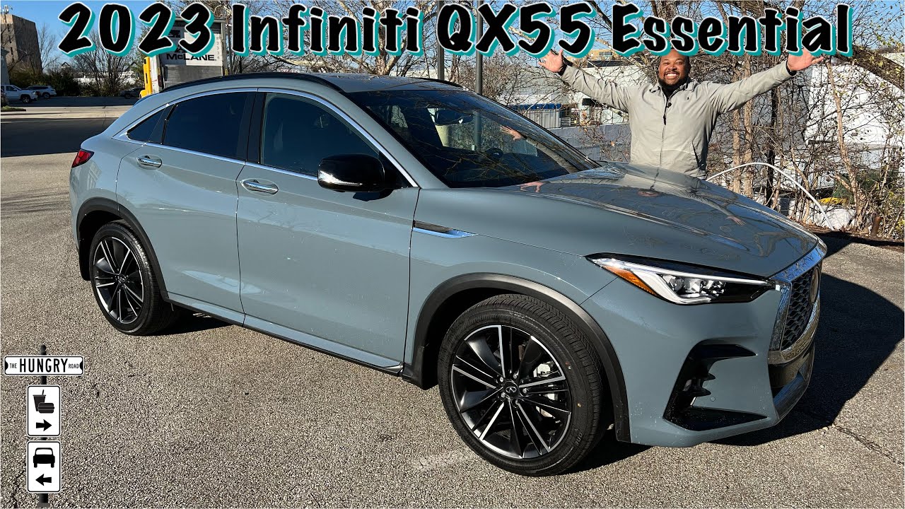 2023 Infiniti QX55 Essential: A Real Niche Market Crossover - YouTube