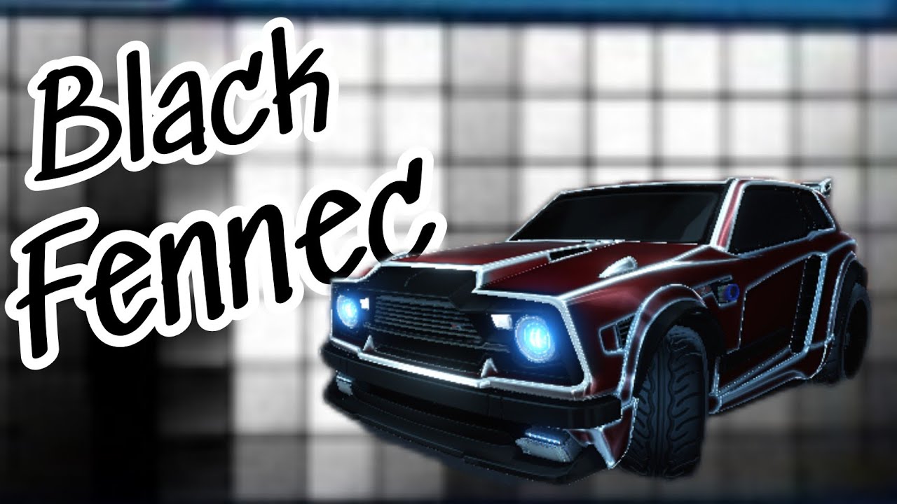 NEW BLACK FENNEC car designs in Rocket League - YouTube