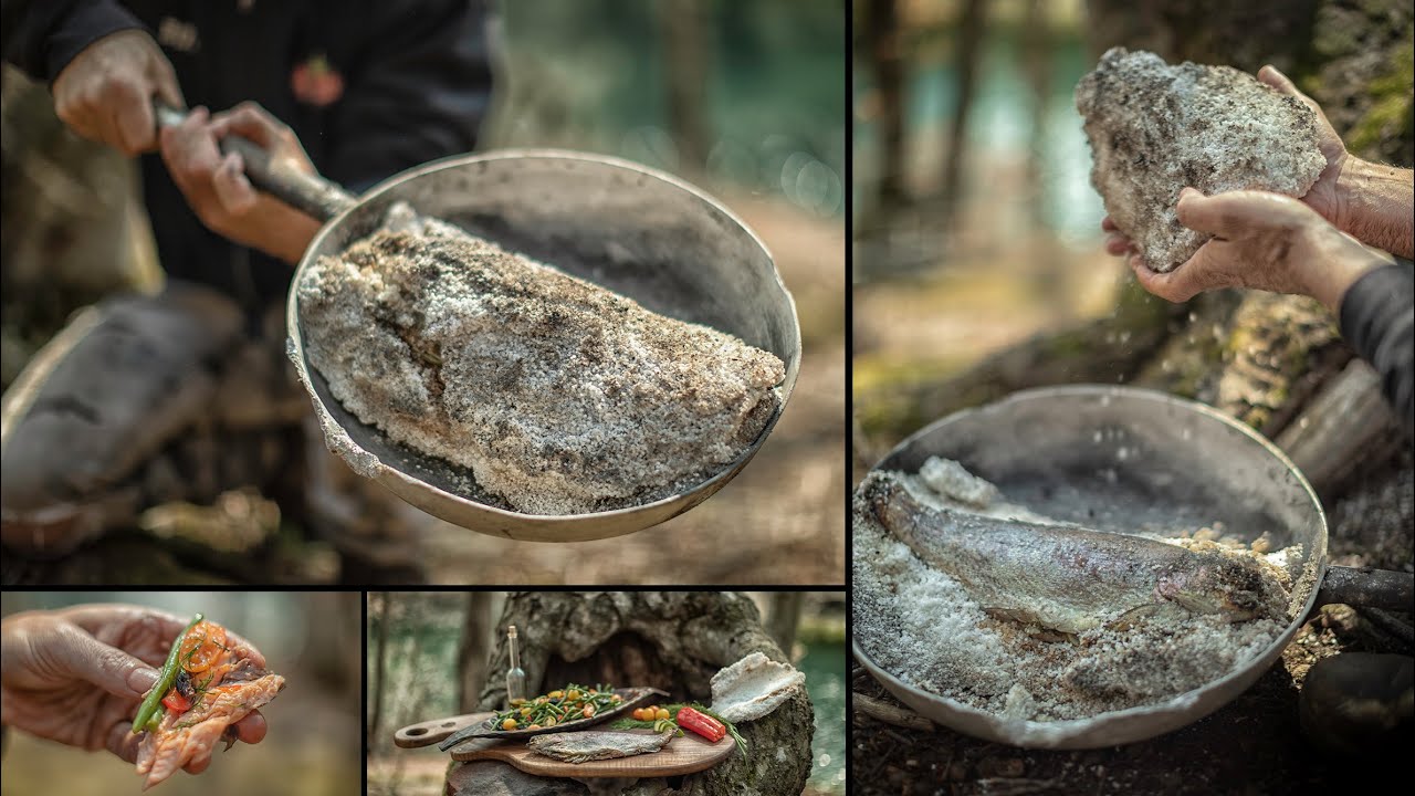 SALT PILE SALMON - BEST COOKING EVER! - YouTube