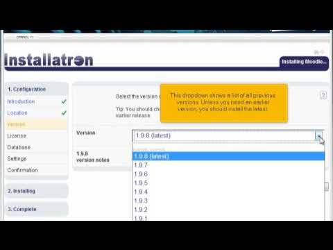 How to install an application in Installatron - YouTube