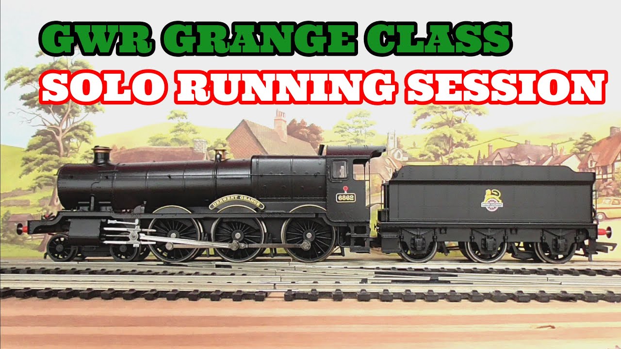 GWR GRANGE CLASS SOLO RUNNING SESSION - YouTube
