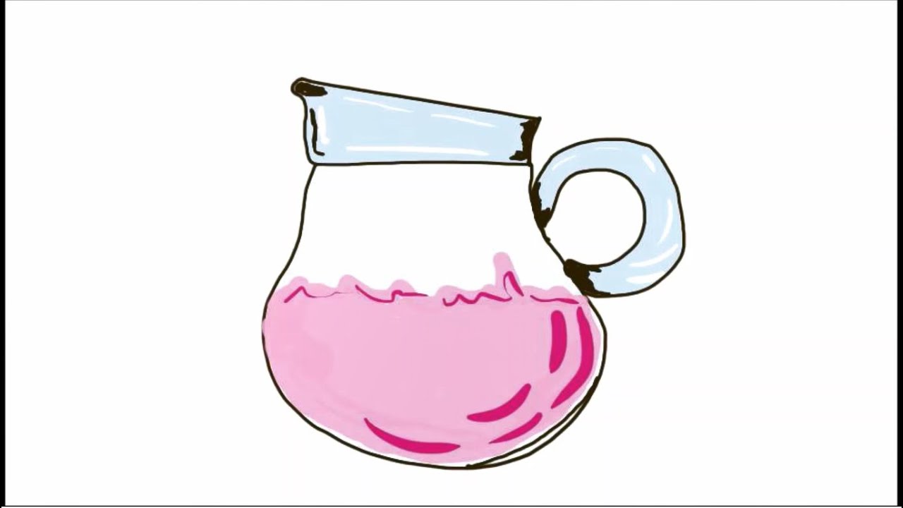 Como DIBUJAR una JARRA paso a paso FACIL. How to DRAW a JUG step by ...