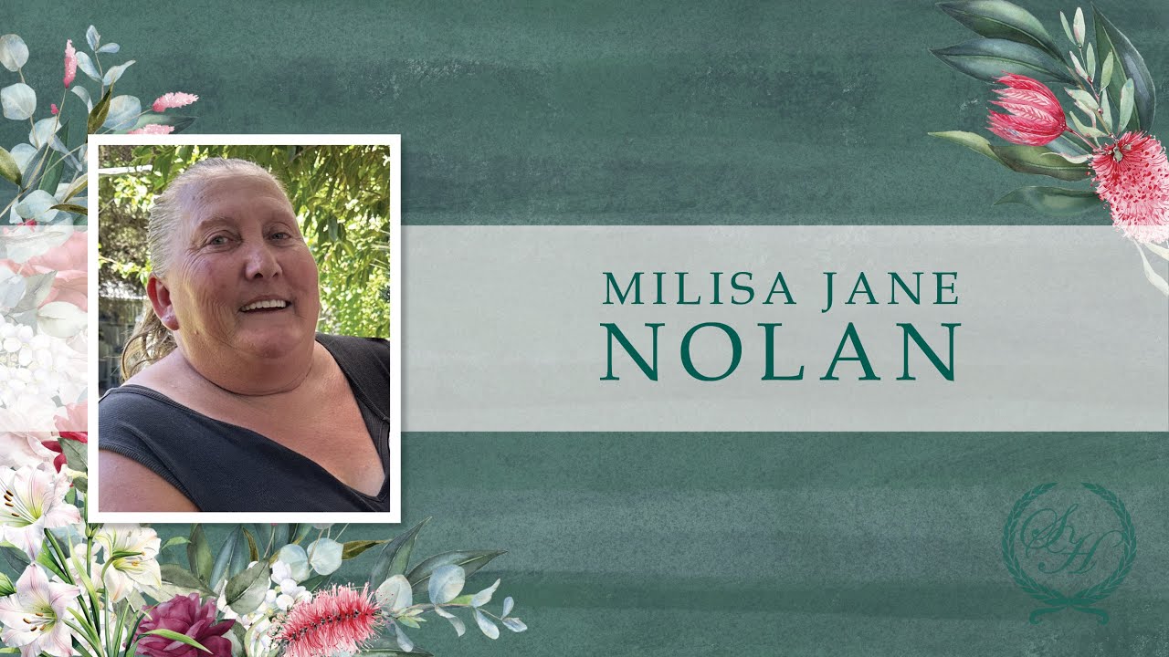 Funeral Service for the Mrs Milisa Jane Nolan - YouTube
