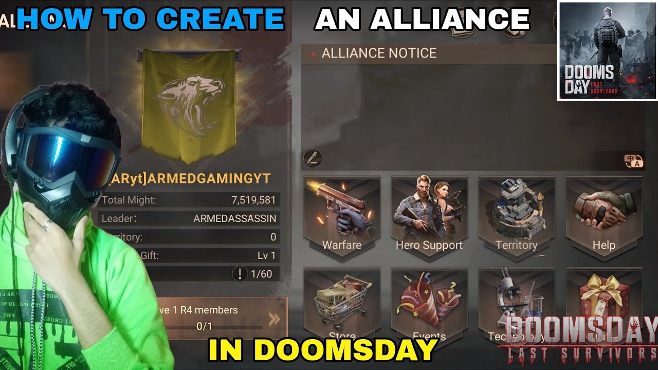 How To Create An Alliance In Doomsday Day / Fastest Way To Grow Might ...