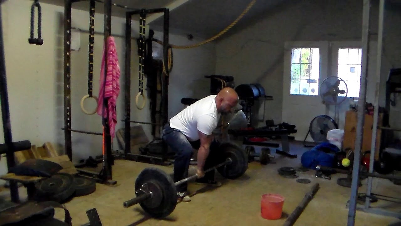 One Arm Barbell High Pull- 135x12 - YouTube