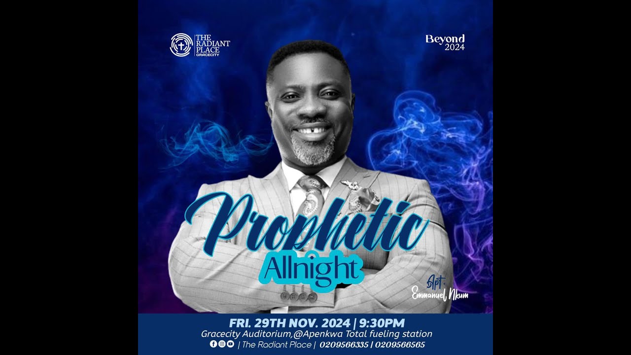 30.11.2024 | PROPHETIC ALL-NIGHT | LIVE AT THE RADIANT PLACE - YouTube