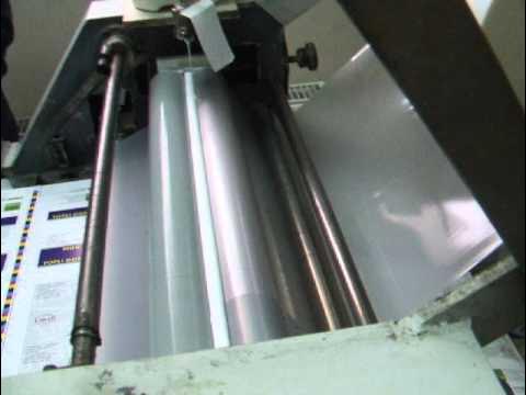 Plastificirka na hladno Totalplast B2 - YouTube