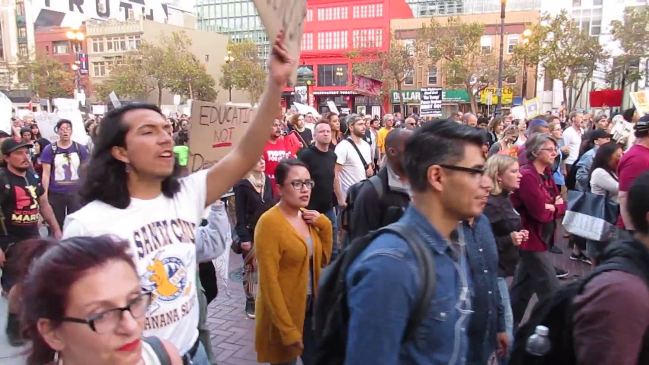 Defend DACA / Anti-Trump Protest United Nations Plaza San Francisco ...