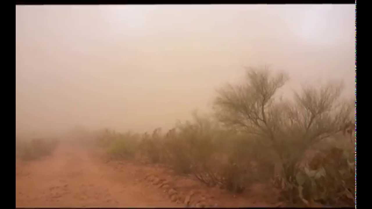 Dust Storm, Swift Trail Junction, Arizona - YouTube