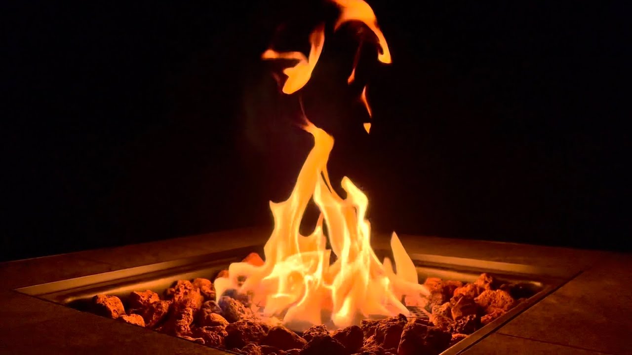 1 Hour of Relaxing Fire & Nature Sounds ASMR - YouTube