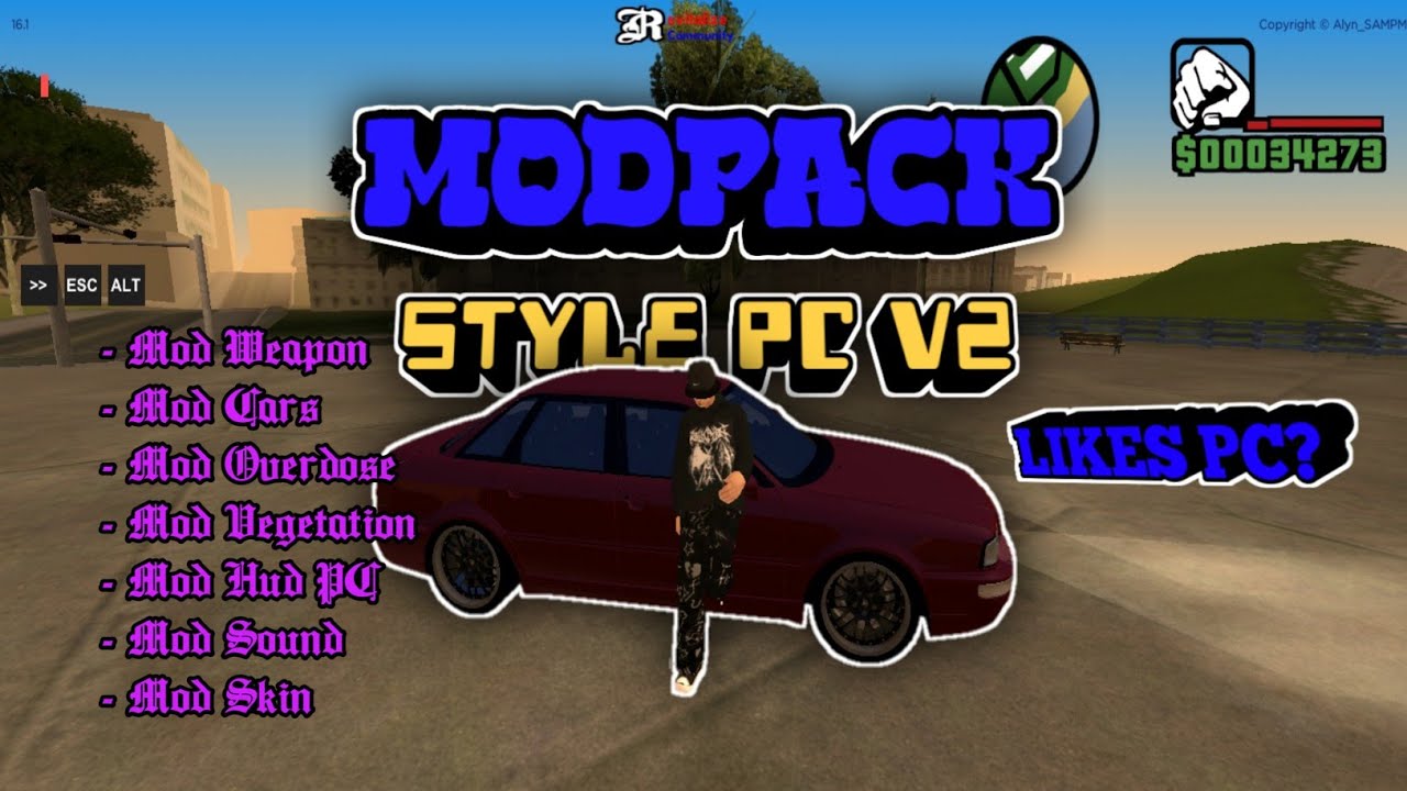 MODPACK SAMP STYLE PC || GTA SAMP ANDROID - YouTube