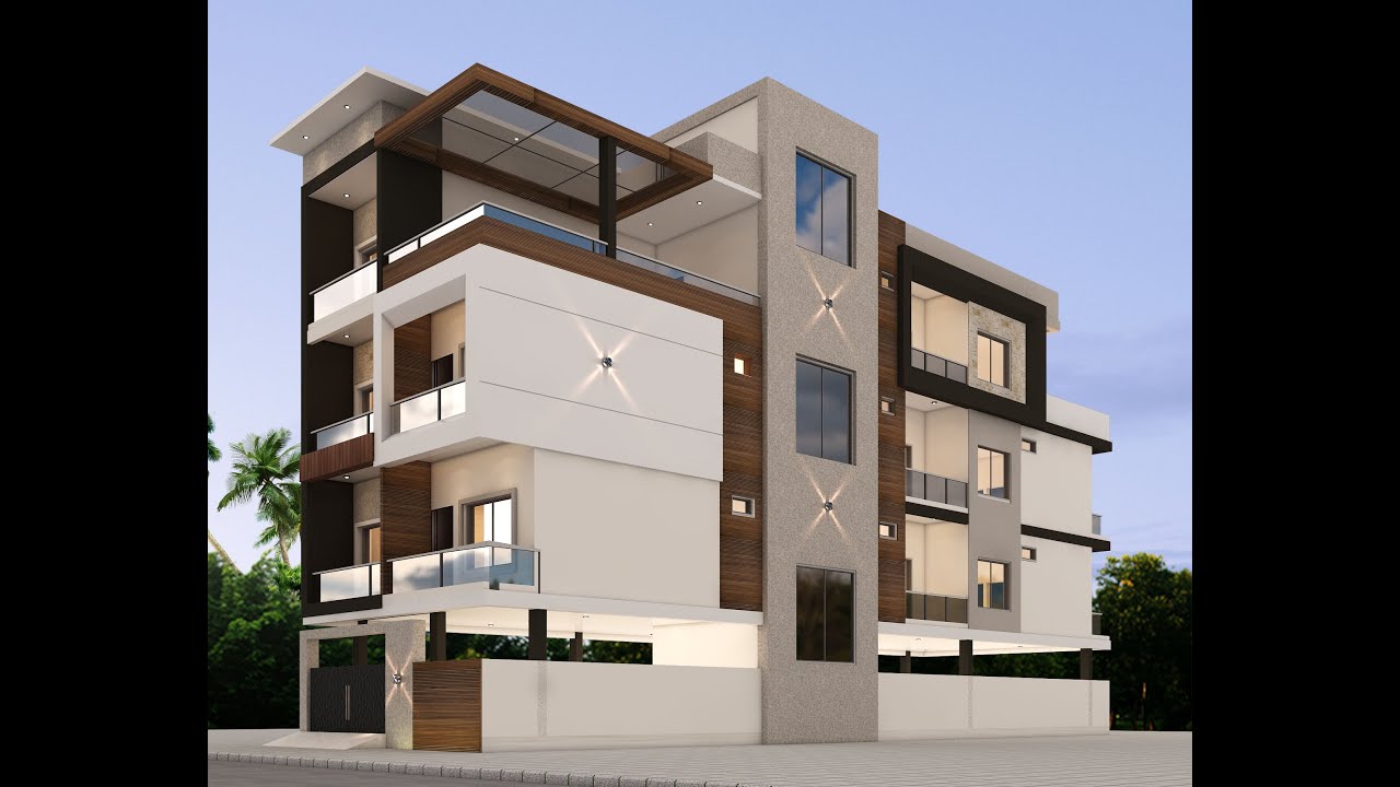 G+2 HOUSE ELEVATION DESIGN BY ROYAL HOUSE MAKERS.com - YouTube