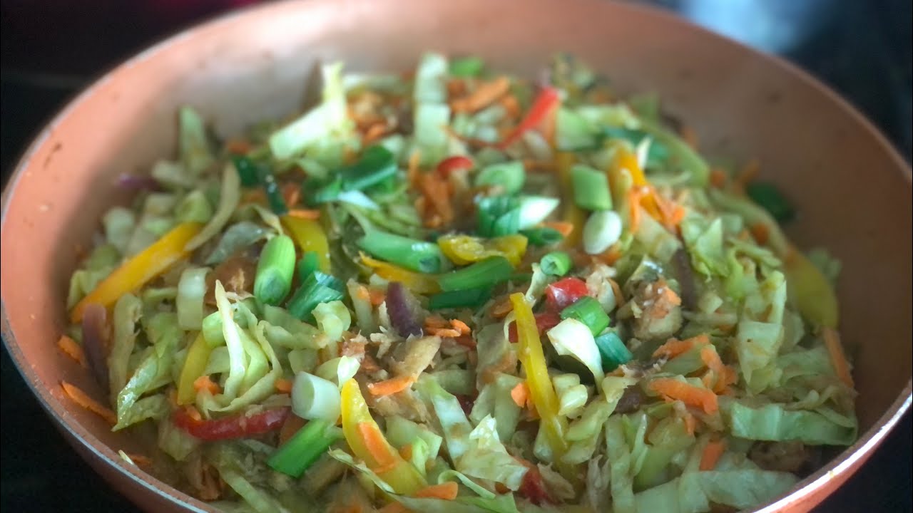 How to make a delicious Cabbage & Saltfish - YouTube