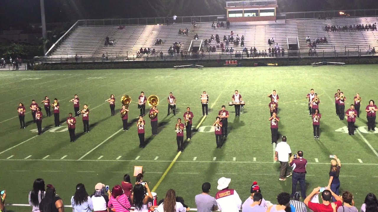 Barbara Goleman Senior High School Band Halftime Performance 9/4/15 ...