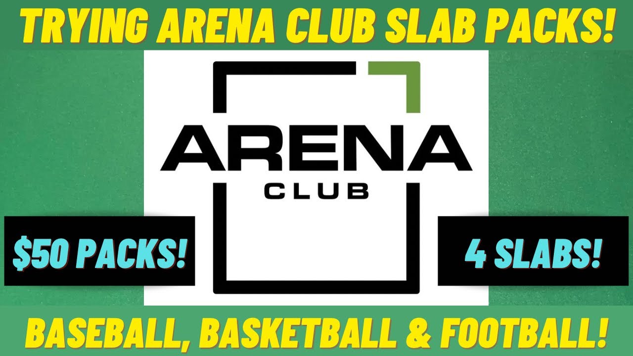 Arena Club Slab Packs! $50 FOR 4 SLABS! Football, Basketball ...