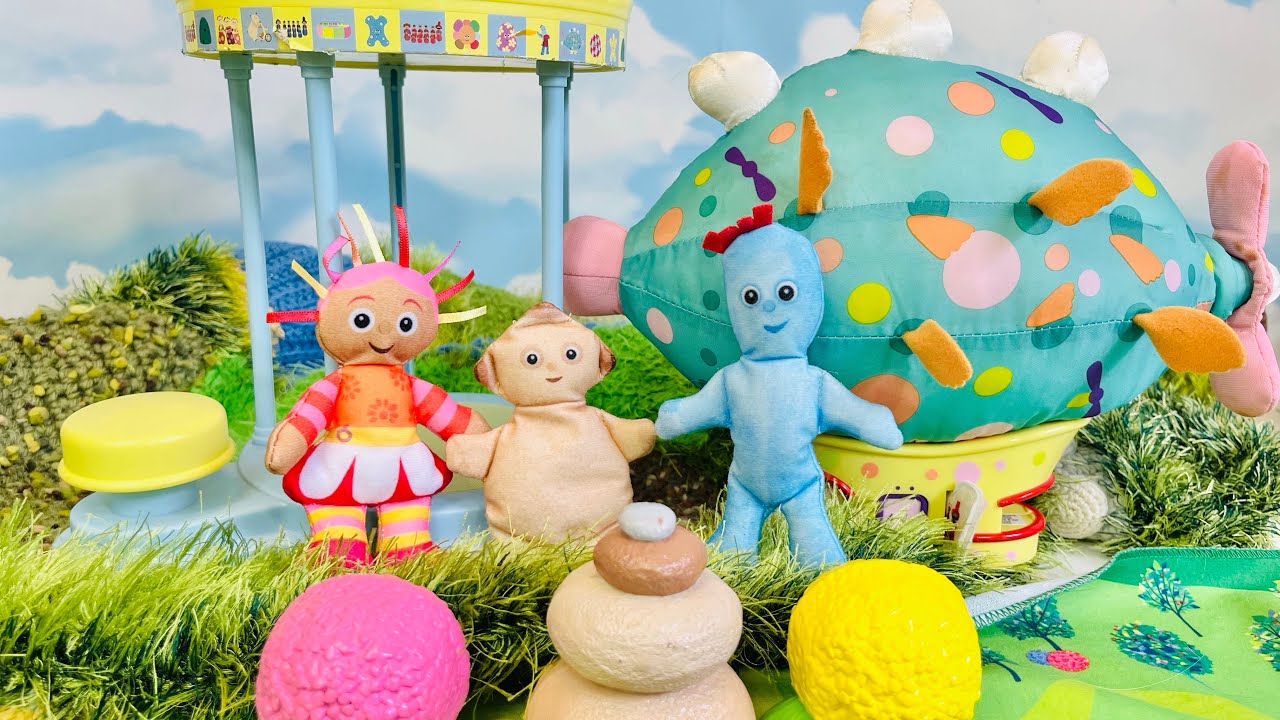 In The Night Garden Pinky Ponk Soft Toys Hiding Game and Sensory Book ...
