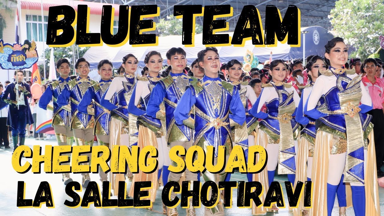 LA SALLIAN GAMES 48 CHEERING SQUAD COMPETITION | BLUE TEAM - YouTube