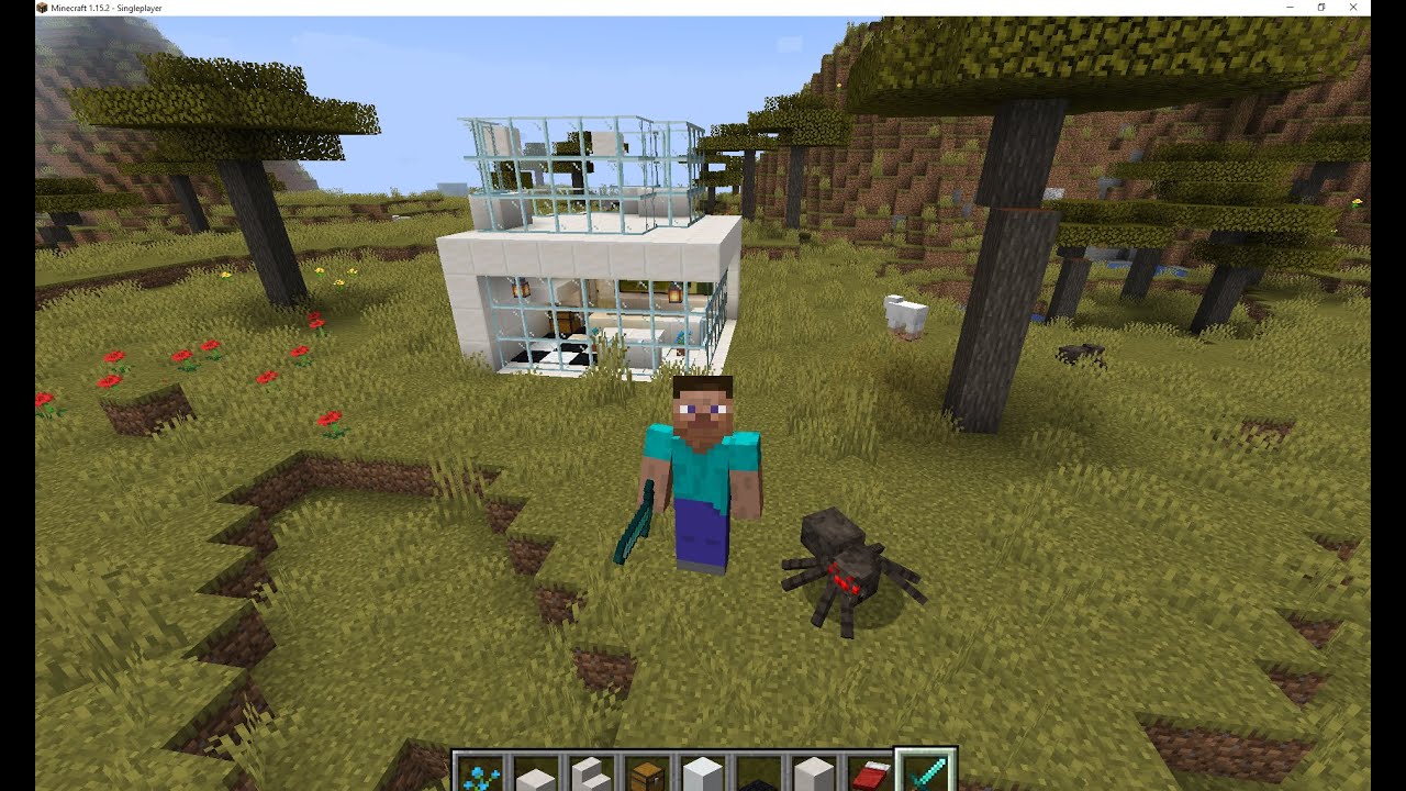 Stavíme Luxusní dům (Stavíme domy v Minecraftu #1) - YouTube