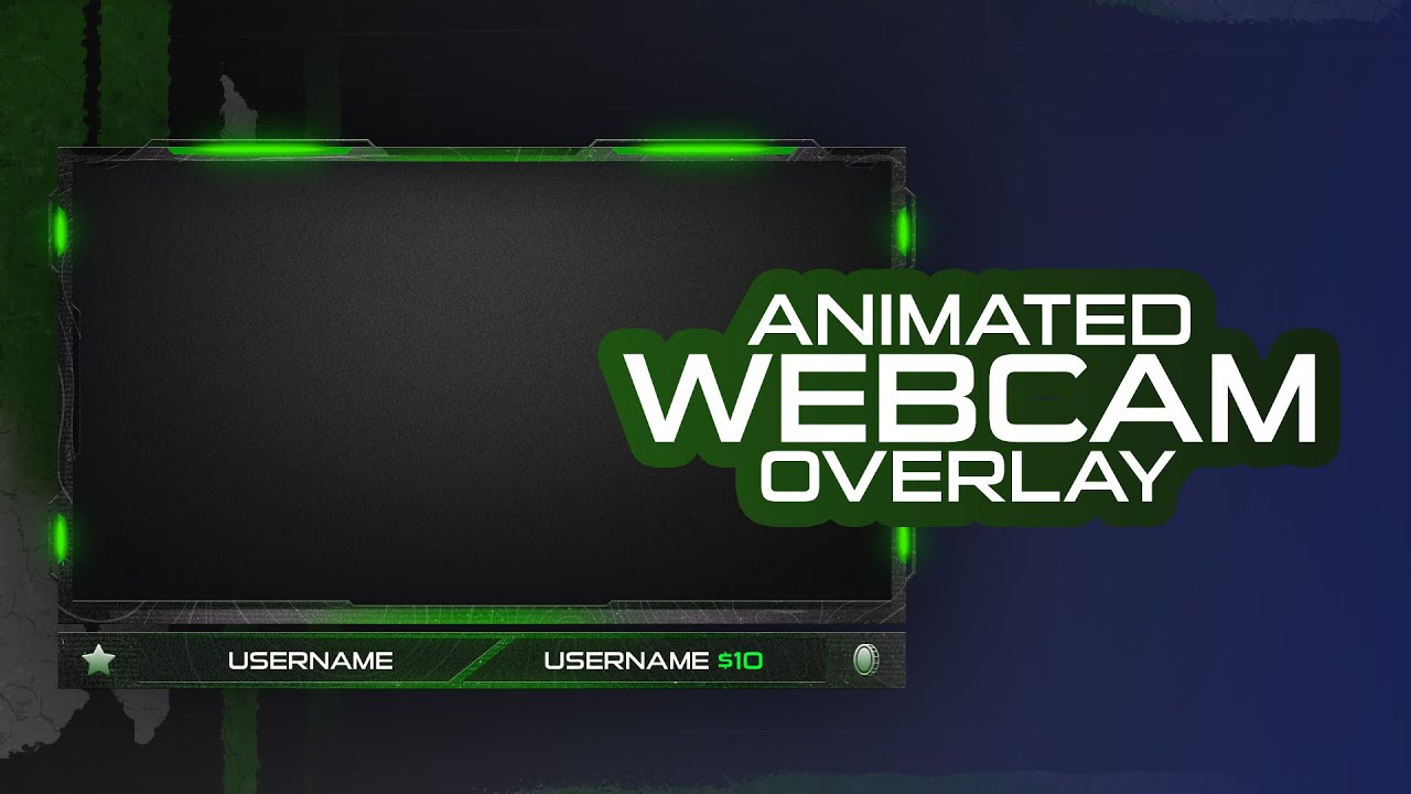 Modern Warfare Twitch Webcam Overlay | Animated Black Call of Duty ...