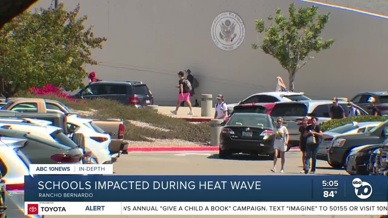 Schools impacted during heat wave - YouTube