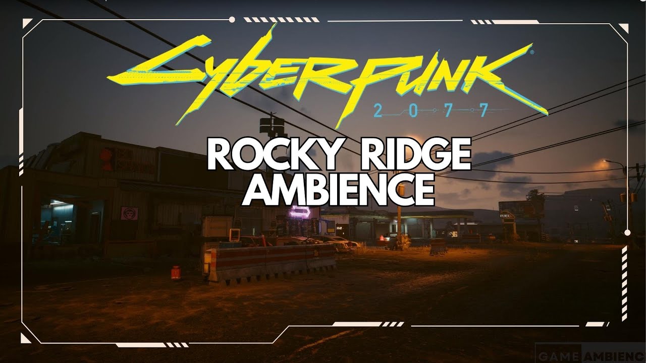 ASMR Cyberpunk 2077 - Phantom Liberty - Rocky Ridge - Ambience (4K UHD ...