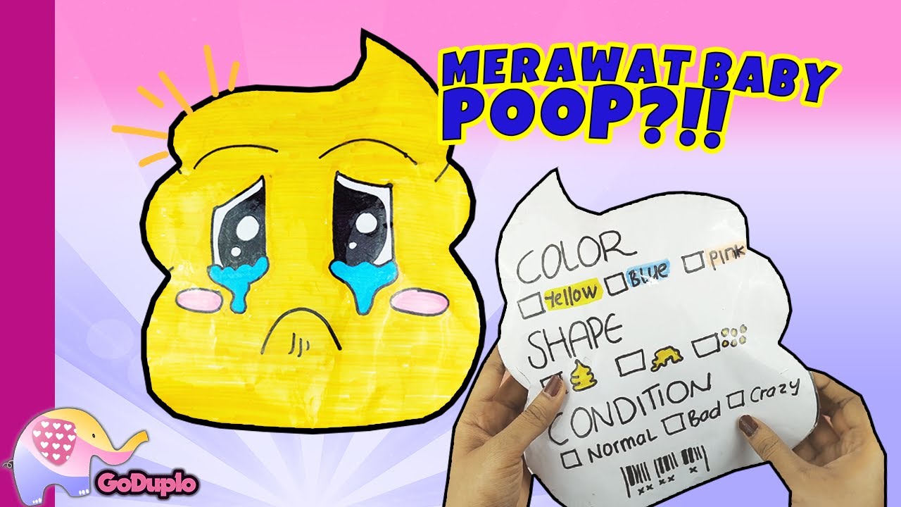 Paper Baby Poop!! Ihh Baby Poop dirawat? Emang Bisaa??😰🤢 - Goduplo TV ...