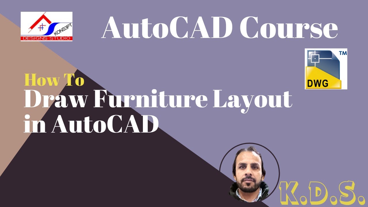 HOW TO CREATE FURNITURE LAYOUT IN AUTOCAD | FIXTURE SETTING - YouTube