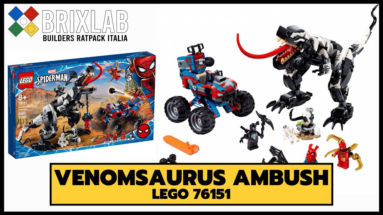 LEGO 76151 - VENOMSAURUS AMBUSH / L'AGGUATO DEL VENOMSAURO - UNBOXING E ...